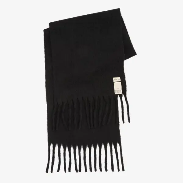 ARCTIC FOX & CO. The Reykjavik Scarf With Wool - Black