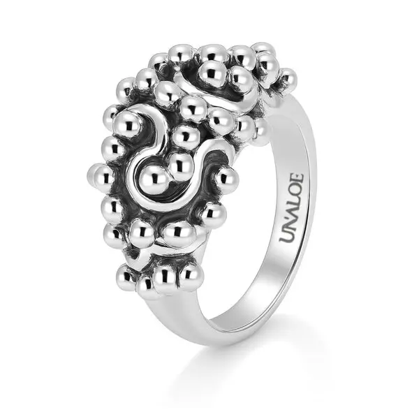 UNALOE Ribes Sterling Ring - Silver