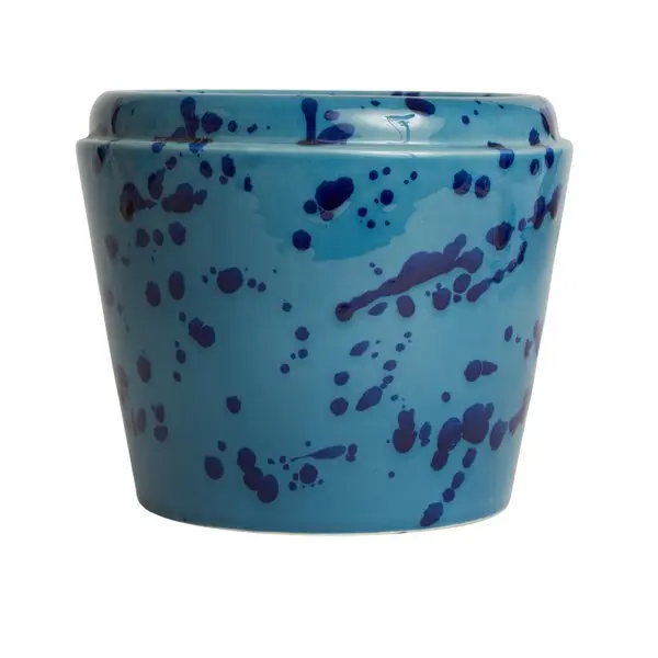 CAROLA FRA I TRULLI Cachepot Vase Celeste And - Blue