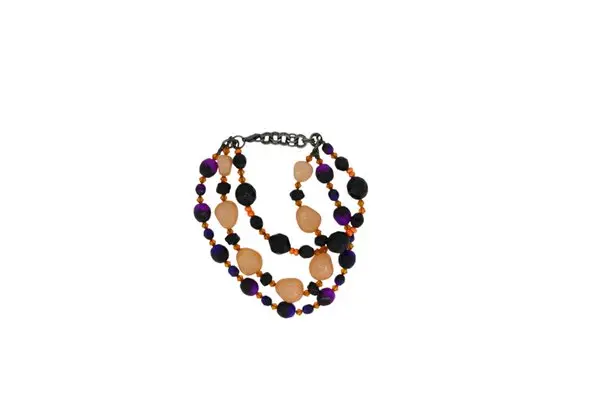 VICKISARGE Beaded Multi-strand Bracelet - Black