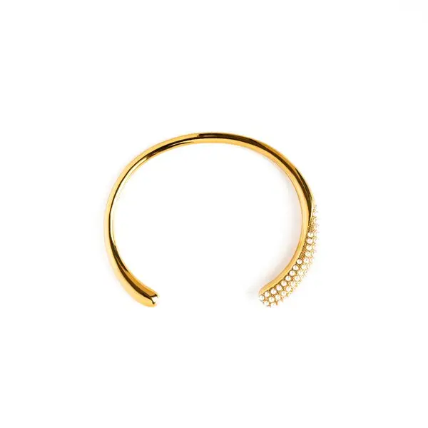 SUPERDIVAJEWELLERY Jenna Pearl Bangle - Gold