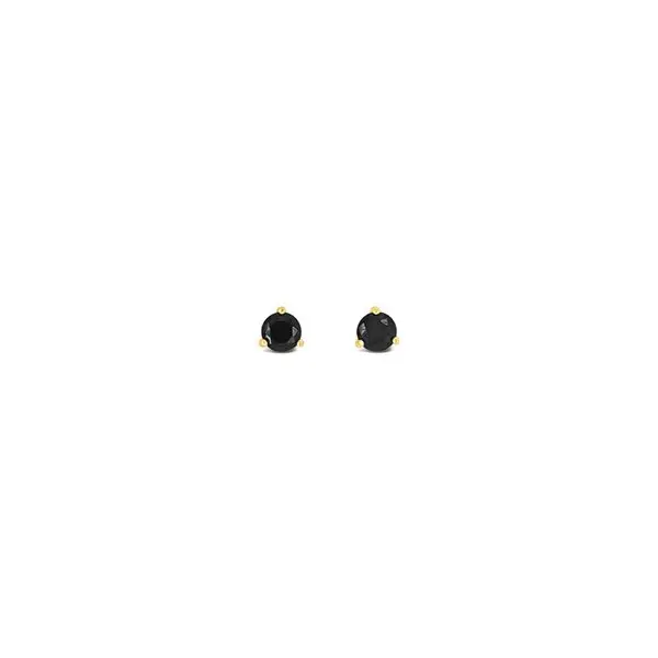 LUTIRO Three Prong Martini Stud Earrings