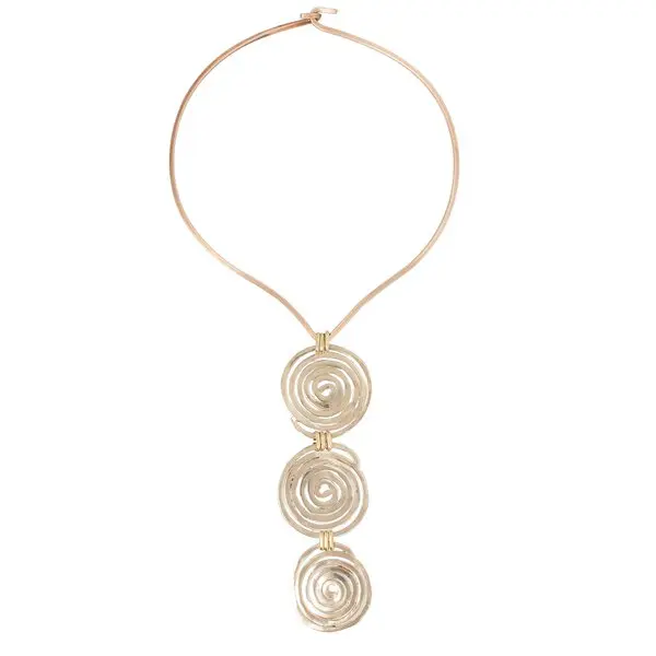 CASTLECLIFF Trace Collar Necklace - Gold