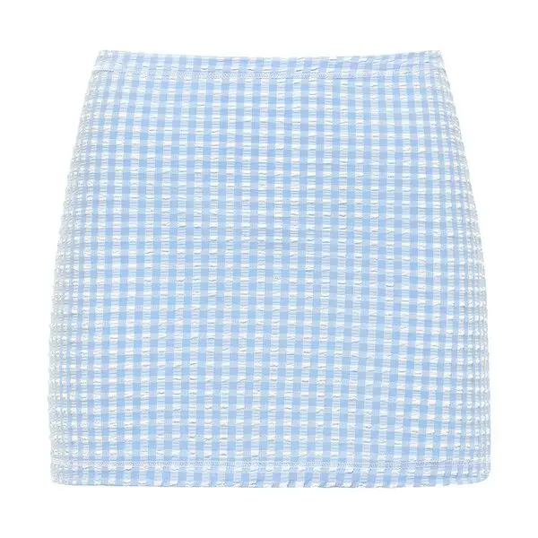 MONTCE Gingham Micro Skirt