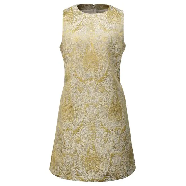 SMART AND JOY Brocade Mini Dress