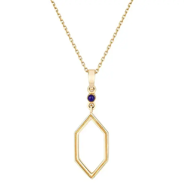 HILLARY ALEXANDRIA Joy Pendant Necklace - Gold