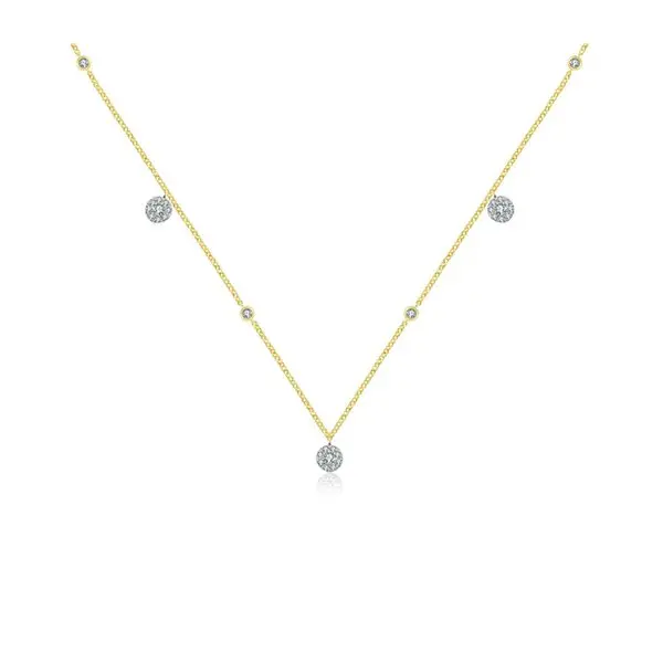 GENEVIEVE COLLECTION 18k Gold Diamond Choker - Yellow
