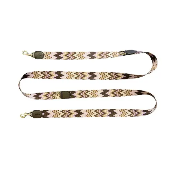 ALECOO Chevron Dog Leash Adjustable - Purple