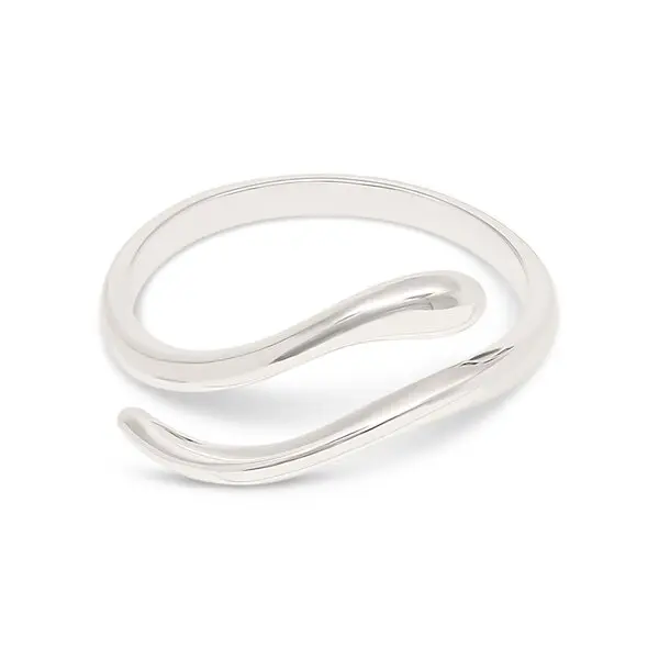 ESTERAH Open Curve Ring - Silver