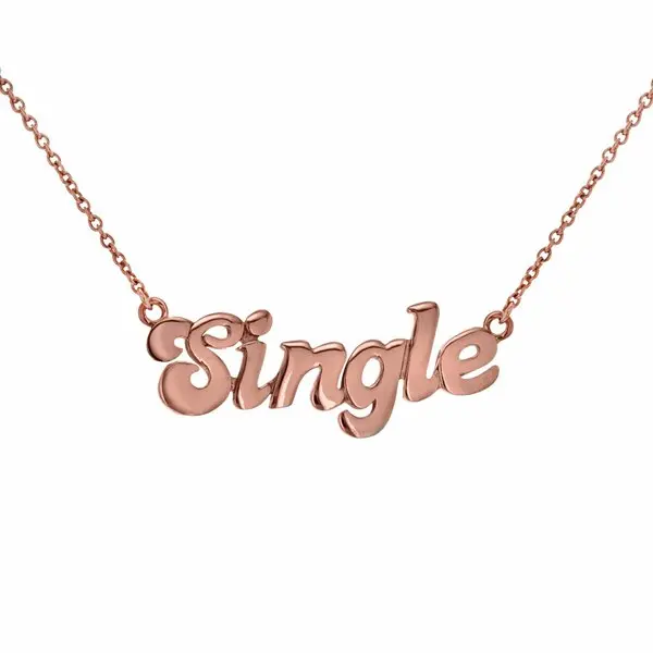 TRUE ROCKS 18ct-plated Necklace - Rose Gold