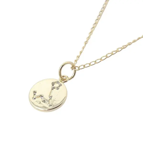 HARFI Pisces Constellation Star Map Pendant Necklace - Gold