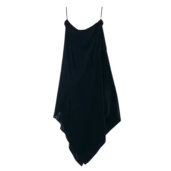 Mionè Midi Silk Asymmetrical Skirt