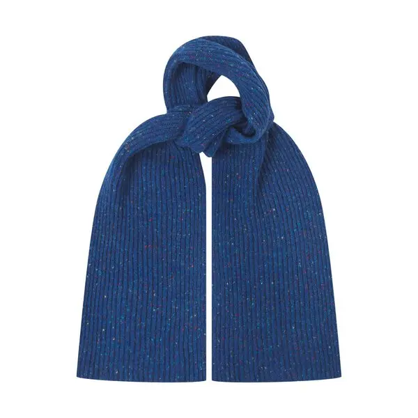 USKEES Donegal Wool Scarf Ultra - Blue