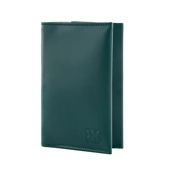 SVARIAN Passport Holder Botanical - Green