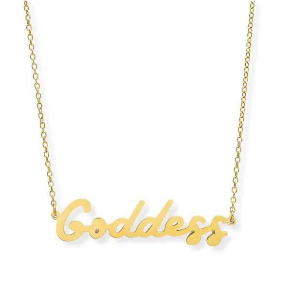 HOOPS + CHAINS LDN Goddess Chain Necklace - Gold