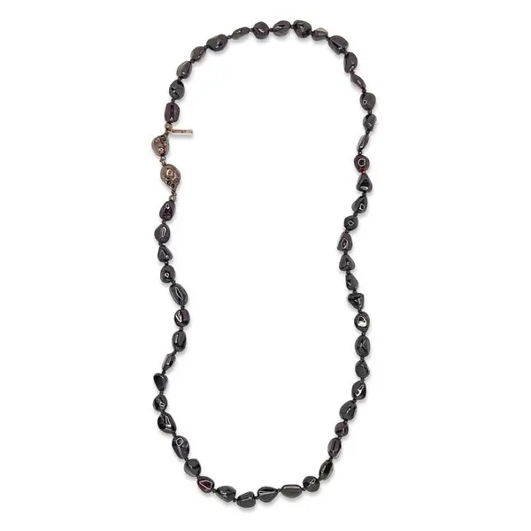 JAREDJAMIN Rocks Of Sangria Skull-clasp Necklace - Red