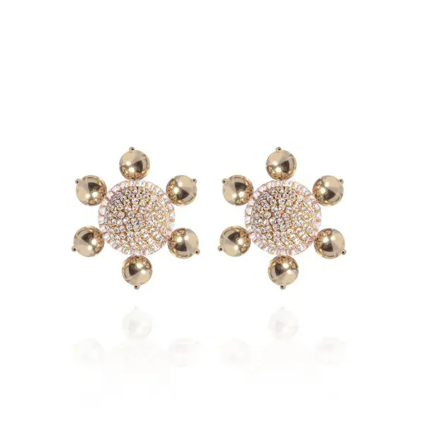 SAULE LABEL Jolie Clip-on Earrings - Gold