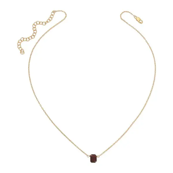 HEATHER HAWKINS Garnet Gold-filled Necklace - Red