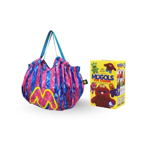KAPTURE Mogols Artman Foldable Eco Tote Bag - Blue