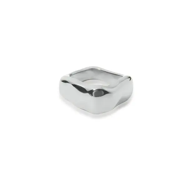 VIEA Kyma Irregular Square Ring - Silver