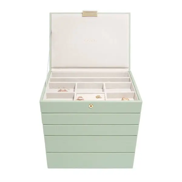 STACKERS Sage Classic Five-piece Jewelry Box Set - Green