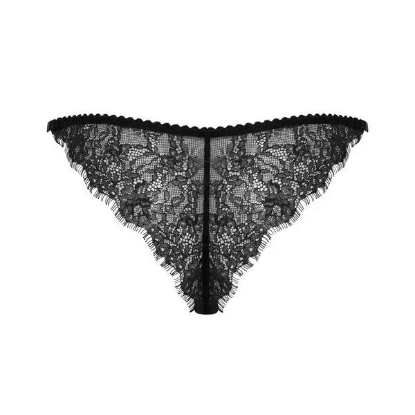 DARILY UNDERWEAR Adjustable Brazilian Panties Ombre - Black