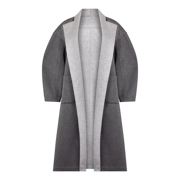NIRAN Amanda Gray Scuba Kimono Jacket