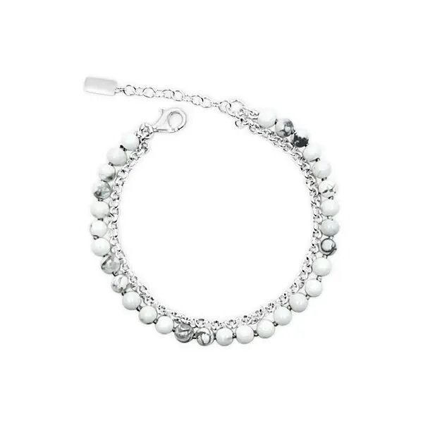 LUTIRO Chain With Howlite Bracelet