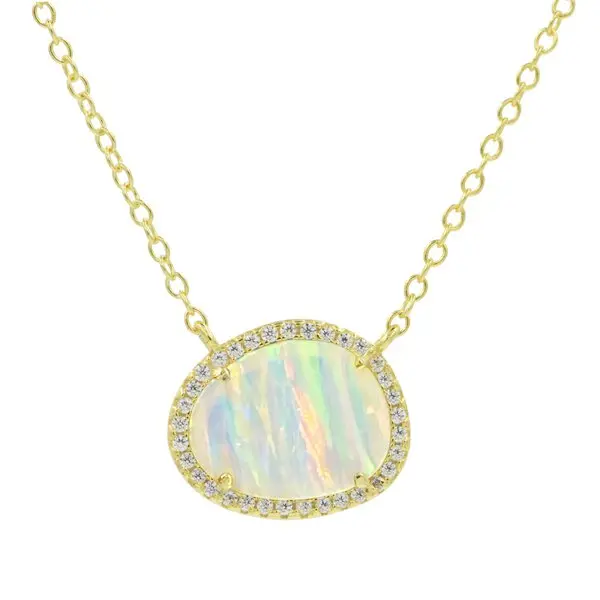 KAMARIA Kokoto Opal Necklace - White