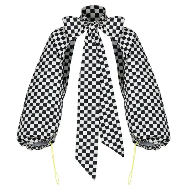 MONOSUIT Bolero Sleeves Top With Tie Detail