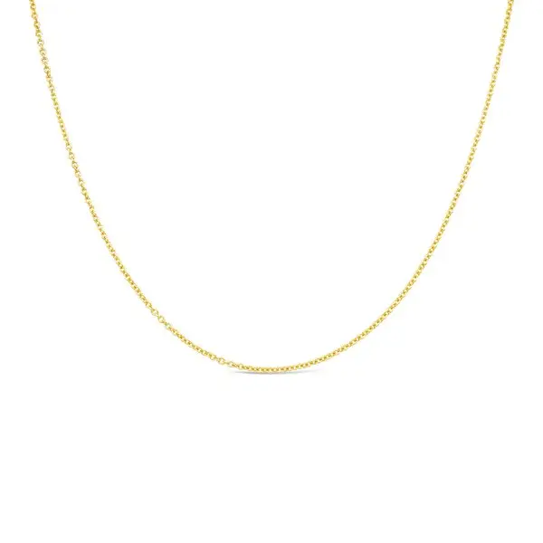 SOLIO JEWELLERY Cartier-style 18k Yellow Gold Chain Necklace - Gold/yellow