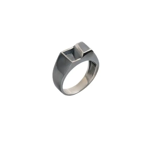 GUTTA DESIGN Magma-boy Sterling Silver Ring - Grey
