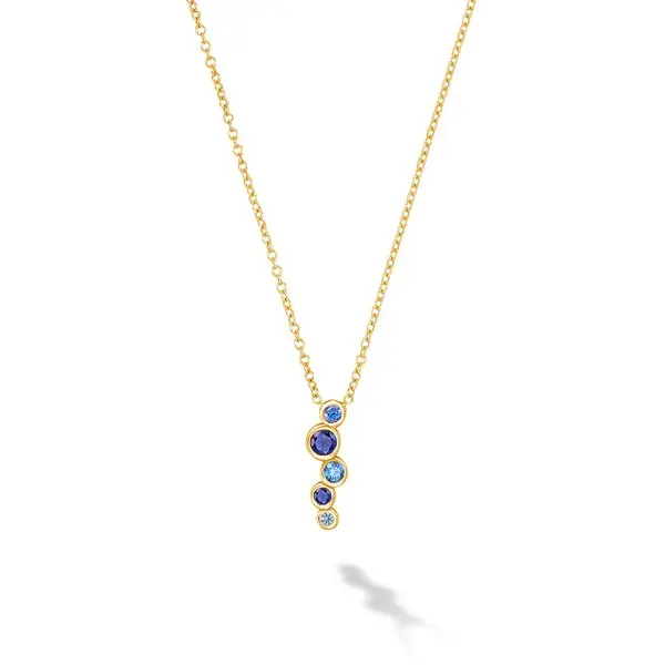 DOWER & HALL Yellow Cascade Pendant Necklace - Gold