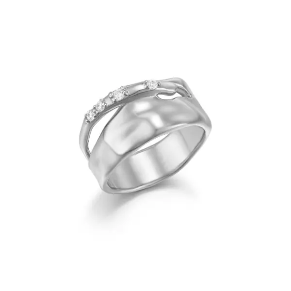 TAMI&TAMI Heradi Breeze White Gold Ring - Silver