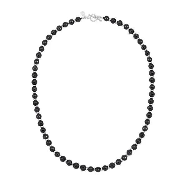 DOWER & HALL Pearls Halo Necklace - Black