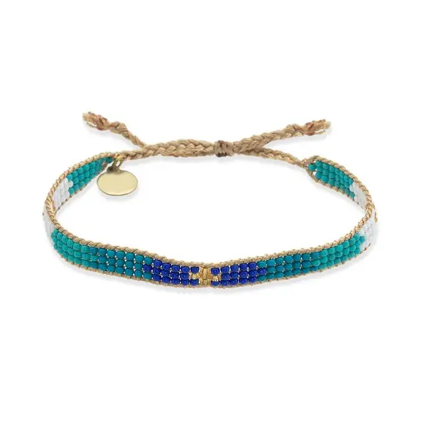 MILOU JEWELRY Mia Beaded Bracelet - Blue