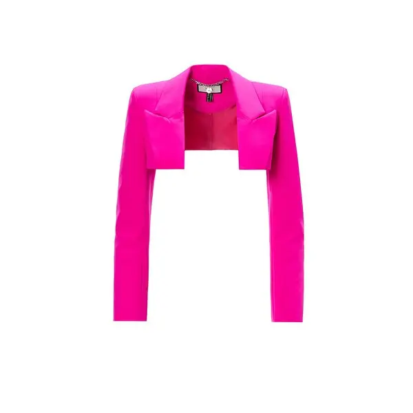 NISSA Cropped Blazer - Pink