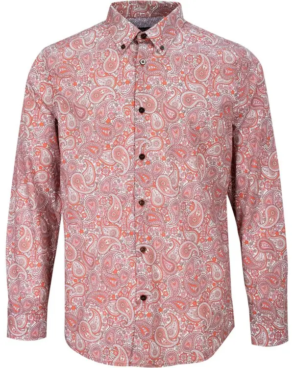 LORDS OF HARLECH Morris Pow Paisley Melon - Pink