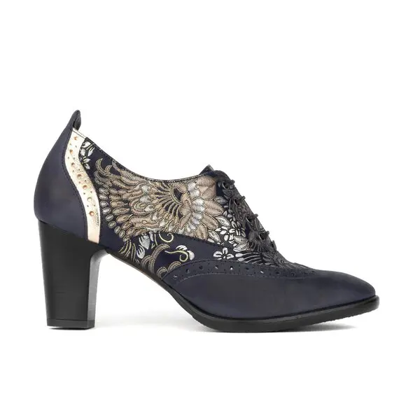 EMBASSY LONDON USA Casino 3-inch Block Heel