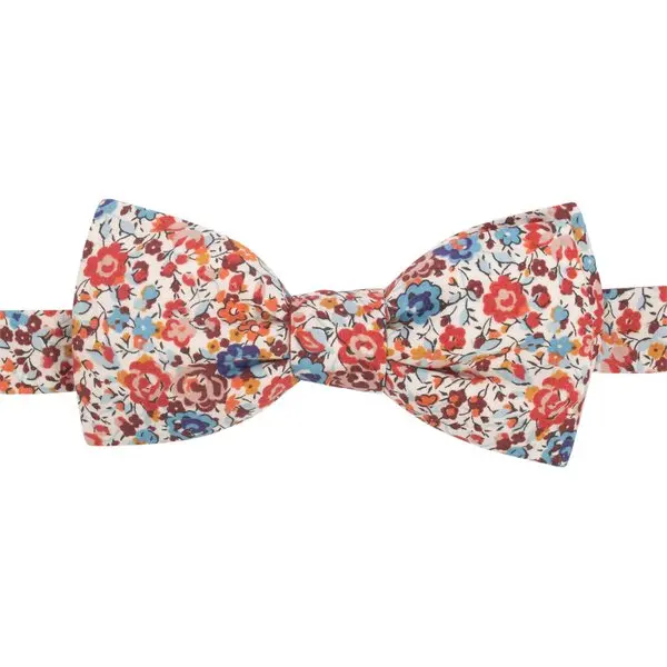 LE COLONEL Brick Emma Liberty Bow Tie - Red