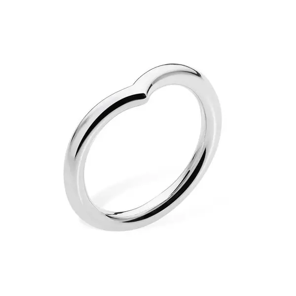 LUCY QUARTERMAINE Sterling Wishbone Ring - Silver