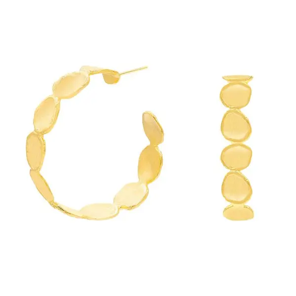 MARCIA MORAN Keary Hoop Earrings - Gold