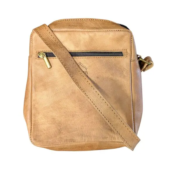 BERBER LEATHER Martil Small Messenger Bag - Brown
