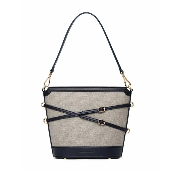 OWLISH STUDIO Glacier Canvas Bucket Bag - Blue