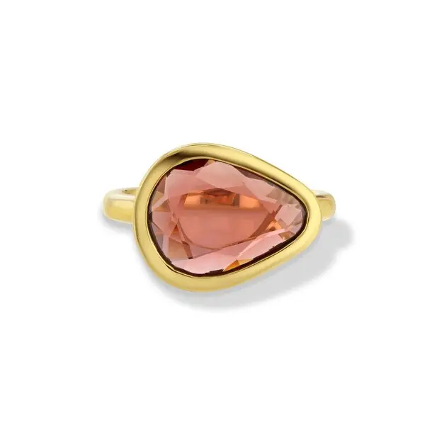 JEWELBIRD Garnet Cocktail Ring - Red