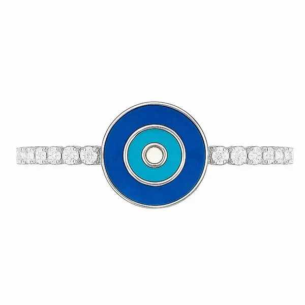 MAISON DE GALA Evil Eye Bracelet - Silver