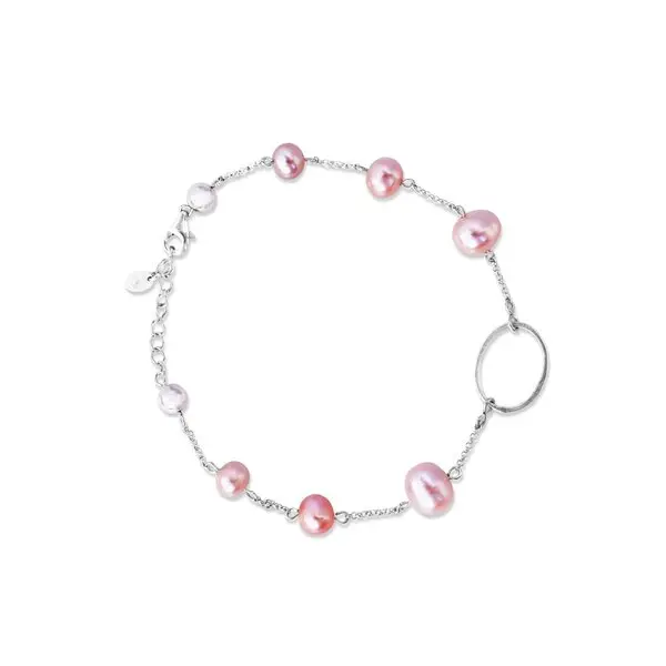 FV JEWELLERY La Pierre Freshwater Pearl Bracelet - Pink