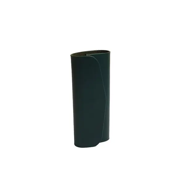 GODI. Full-grain Leather Key Case With Metal Ring - Green