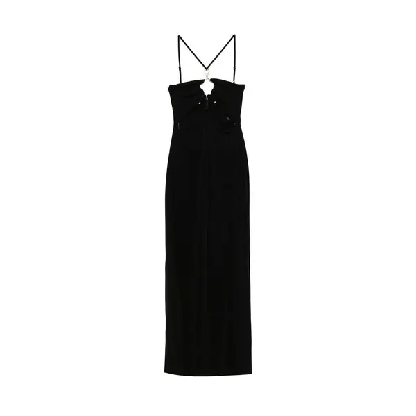 NISSA Cut-out Jersey Midi Dress
