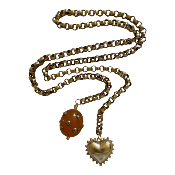 SCCOLLECTION Bonnie Wrap-up Necklace - Orange